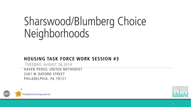 Housing Task Force Work Session Presentation #3 | PPT