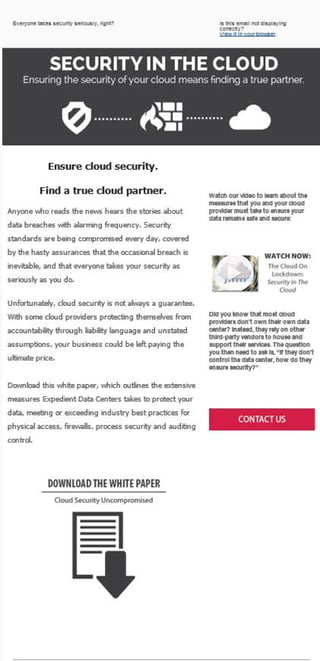Cloud Drip Campaign | PDF