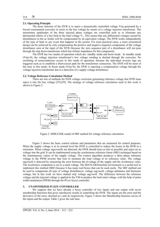 Design and Simulation of Dynamic Voltage Restorer Based on Fuzzy Controller Optimized by ANFIS | PDF
