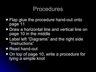 08.29 D3 Cornell Questions And Procedures | PPT