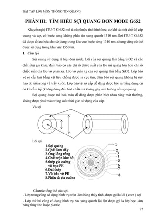 Bài tập lớn môn thông tin quang WDM_08293012092019 | PDF