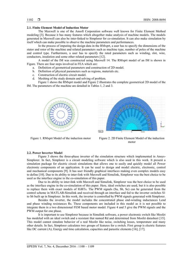 Modeling and Simulation of Induction Motor based on Finite Element Analysis | PDF