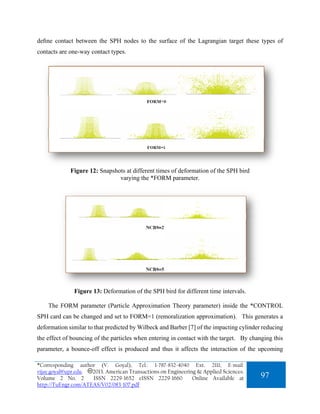 Smooth Particle Hydrodynamics for Bird-Strike Analysis Using LS-DYNA | PDF