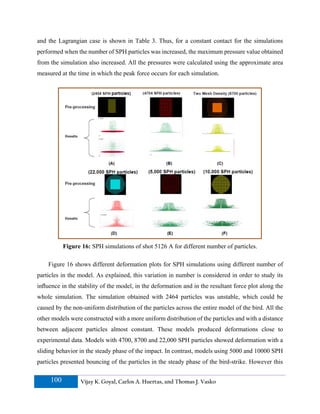 Smooth Particle Hydrodynamics for Bird-Strike Analysis Using LS-DYNA | PDF