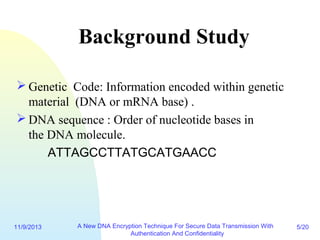 A new DNA encryption technique for secure data transmission with ...