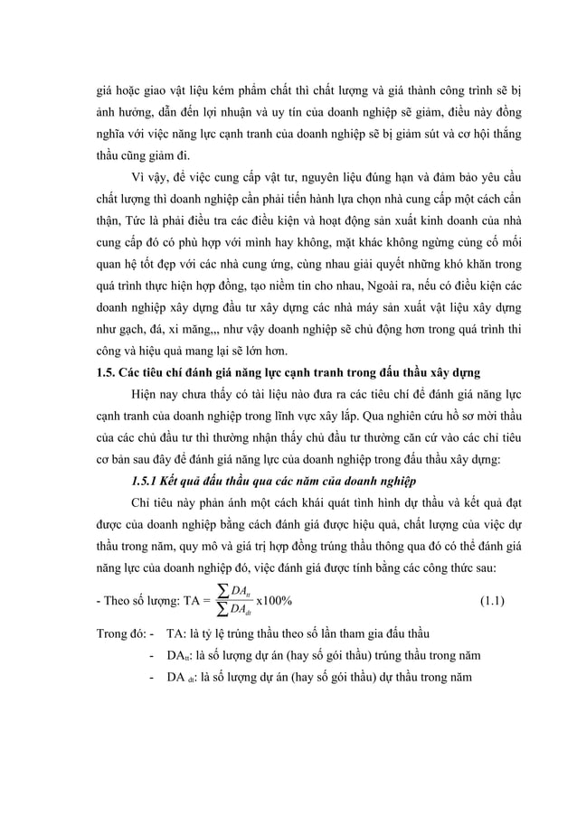 Nâng Cao Năng Lực Cạnh Tranh Trong Đấu Thầu Xây Dựng Của Công Ty Cổ Phần Công Trìn ...
