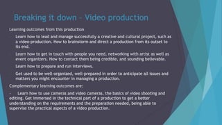 Audiovisual project presentation | PPT