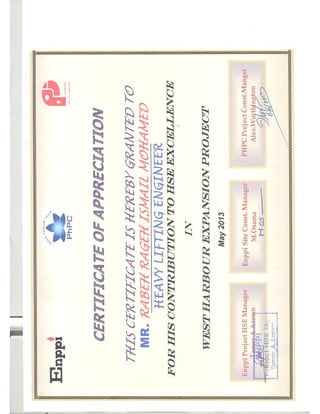 ENPPI CERTIFICATE