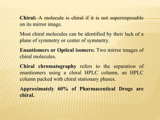 Seminar on Chromatographic techniques | PPT