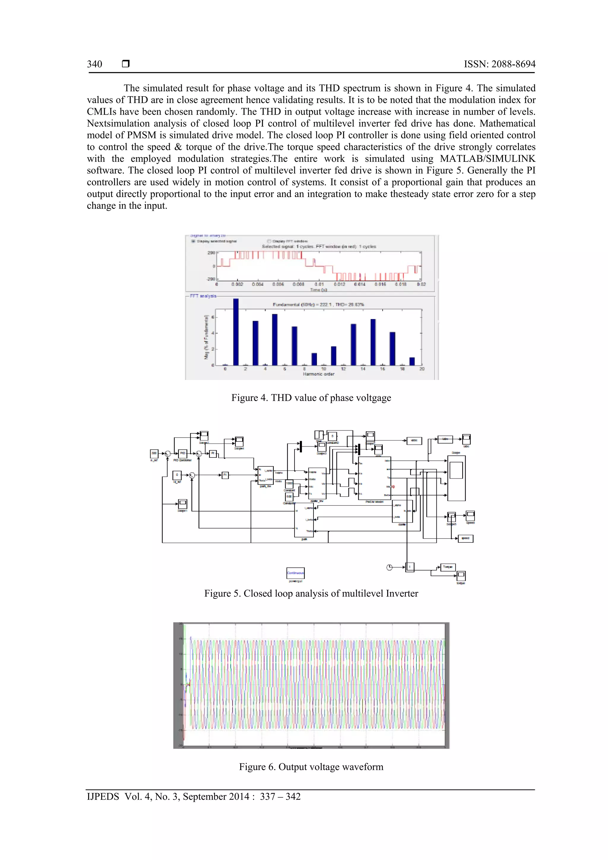 Closed Loop Analysis of Multilevel Inverter Fed Drives | PDF