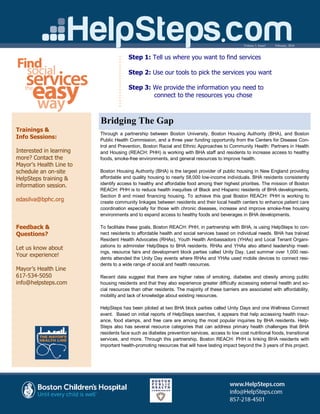 HelpSteps Newletter 2 16 (4) | PDF | Healthcare Industry | Industries