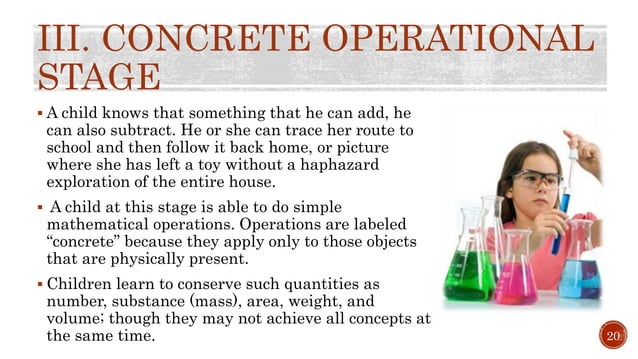 Stages of Cognitive Development - J. Piaget | PPTX