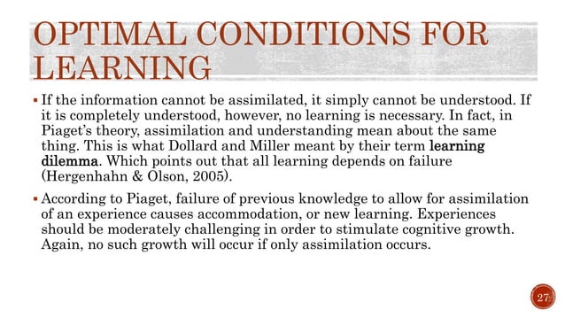 Stages of Cognitive Development - J. Piaget | PPTX