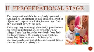 Piaget Preoperational Stage