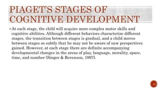 PPT Piaget's Four Stage Theory Of Cognitive Development, 43% OFF
