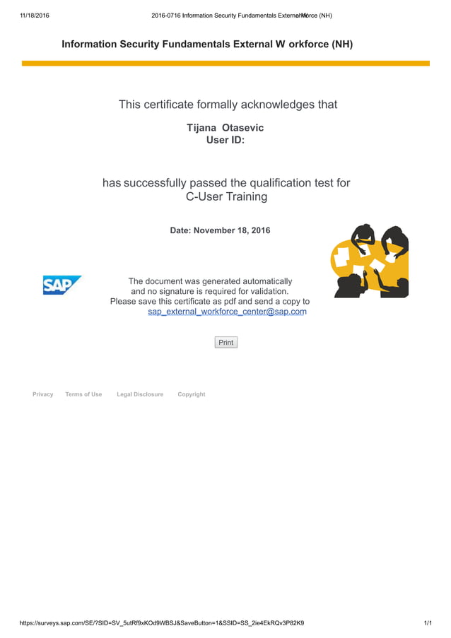 Information Security Fundamentals External Workforce (NH) | PDF