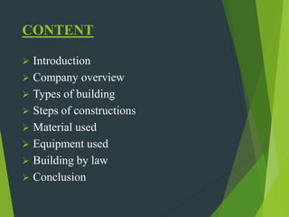 Industrial training report of construction of the residential building ...