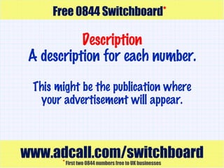 0844 Number | PPT