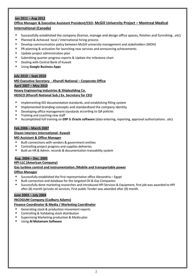 Mariam Resume. | PDF | Business Administration | Business