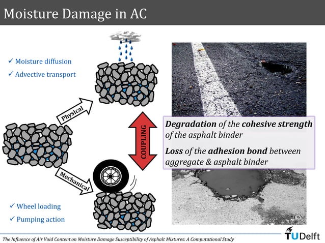 The influence of air void content on moisture damage susceptibility of ...
