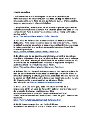 085 limba româna | DOC