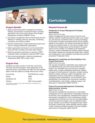 Project Management brochure | PDF