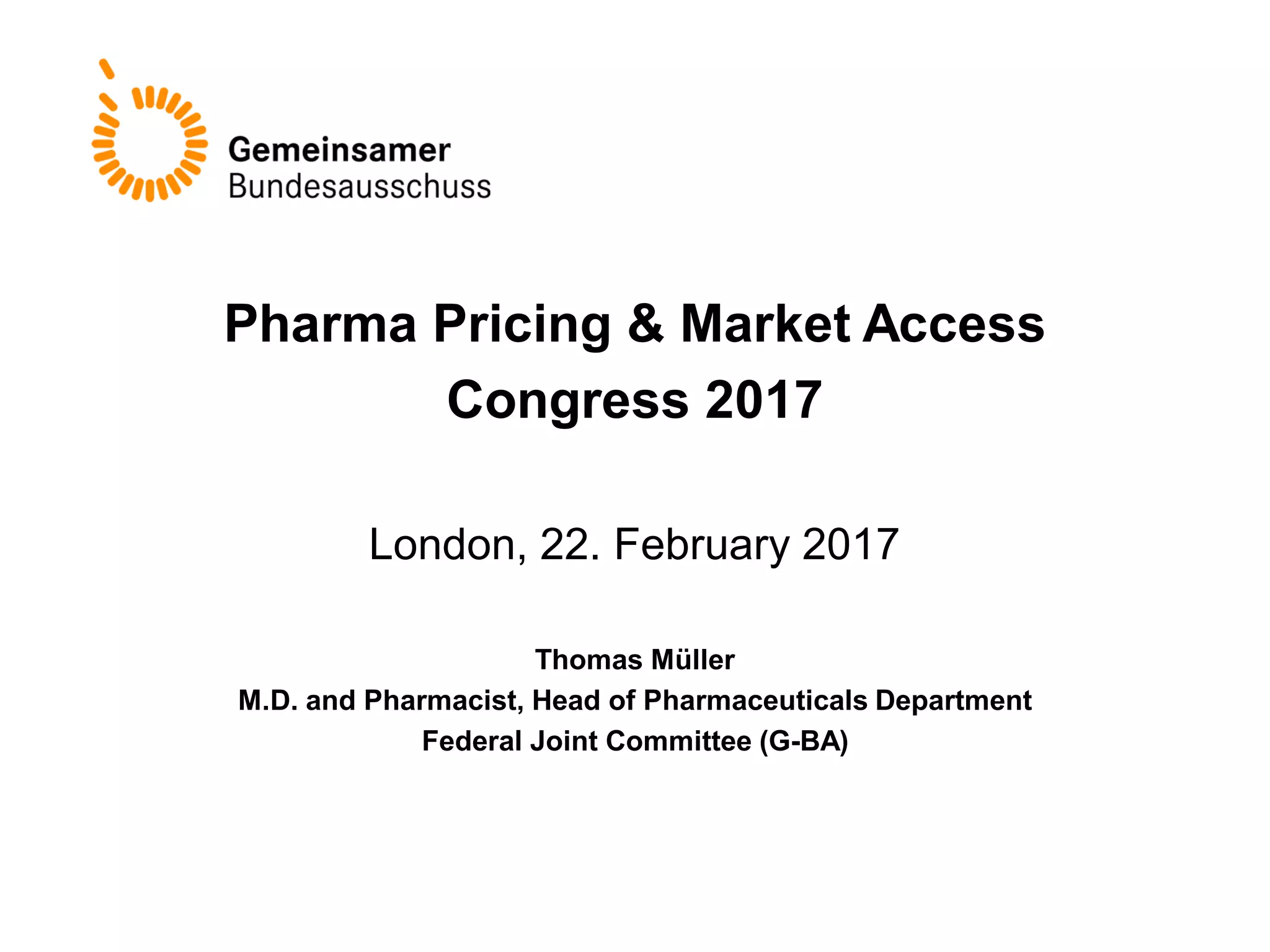 Pharma Pricing & Market Access | PDF
