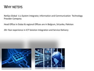 NetSys-Corporate-Profile-August-2016 | PPT