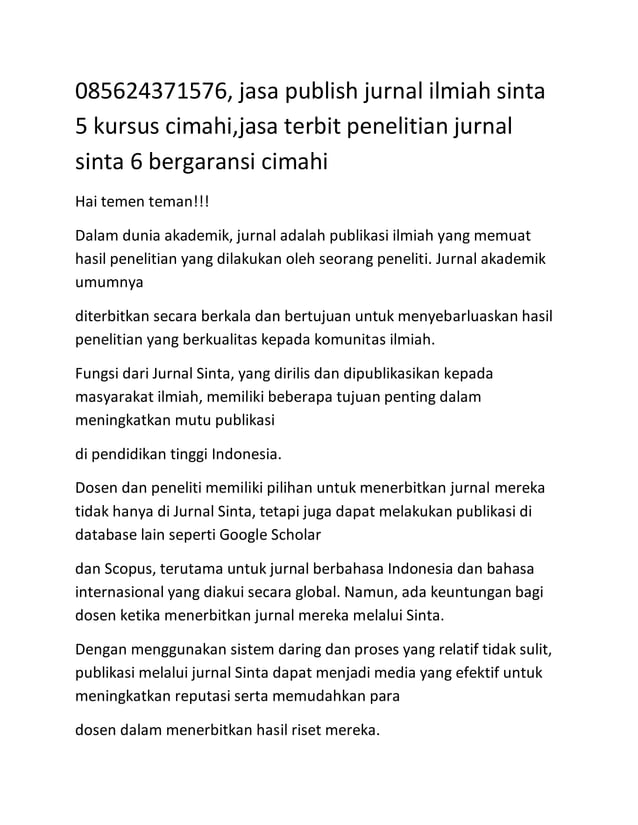 085624371576,jasa sumbit jurnal sinta 5 paling mudah,jasa sumbit jurnal ...