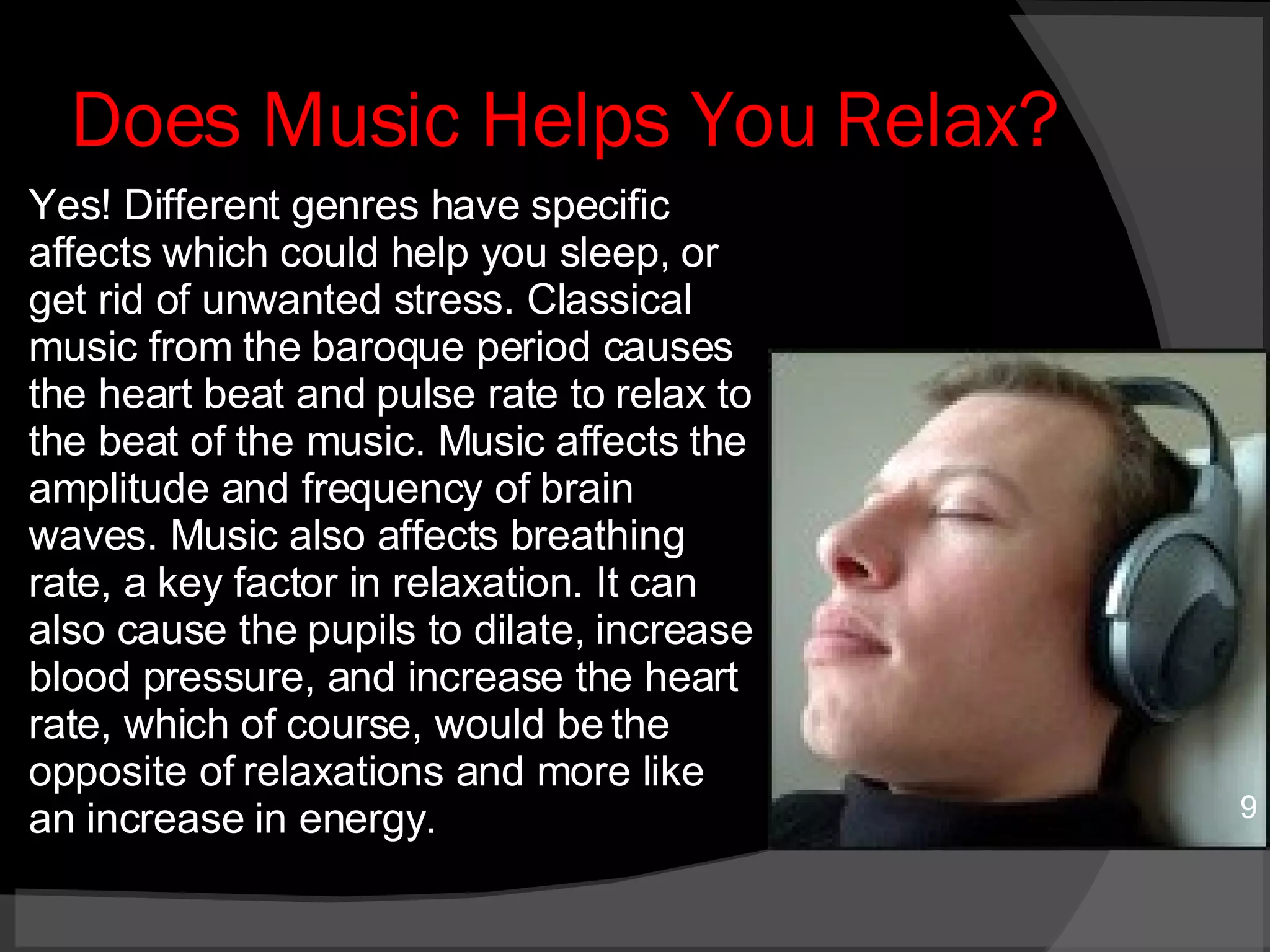 0856380 Music's Affects on the Brain | PPT