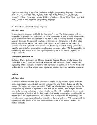 Final Mission Proposal | PDF