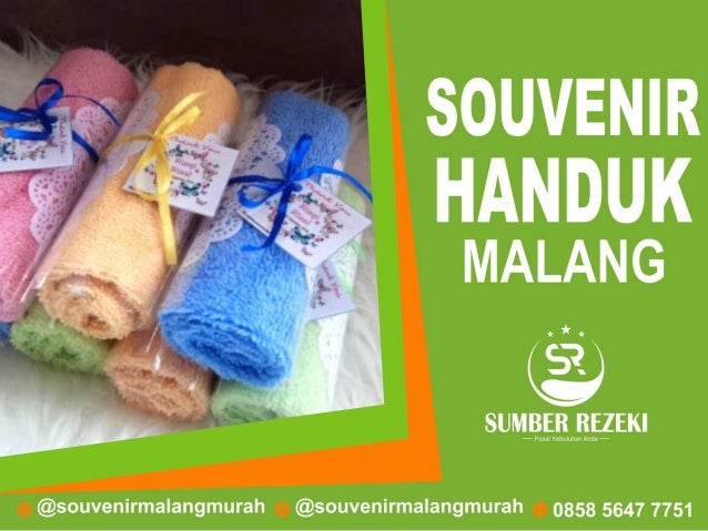 0858 5647 7751, Grosir Souvenir Pernikahan Handuk Kecil Di Malang | PPT
