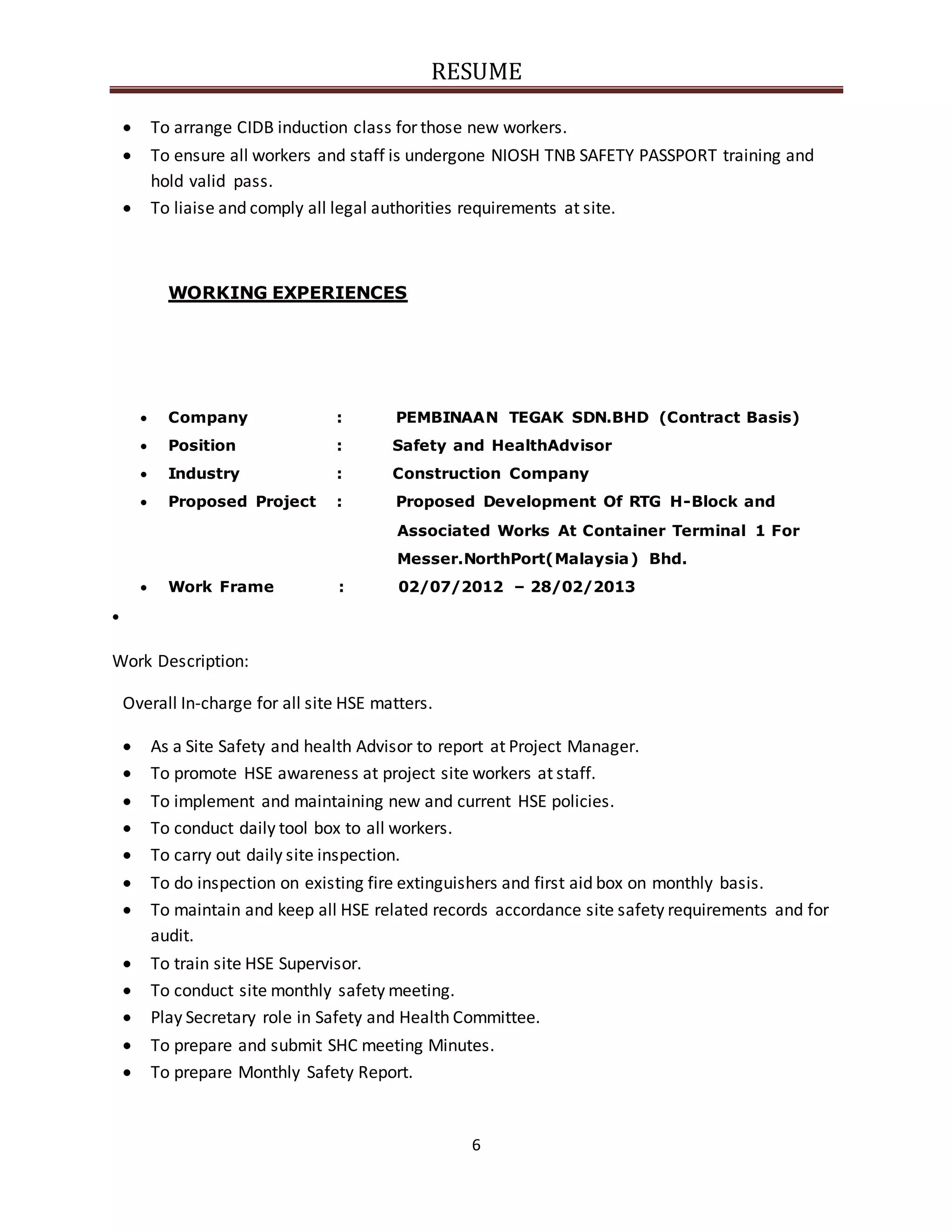 Gobi resume | DOCX