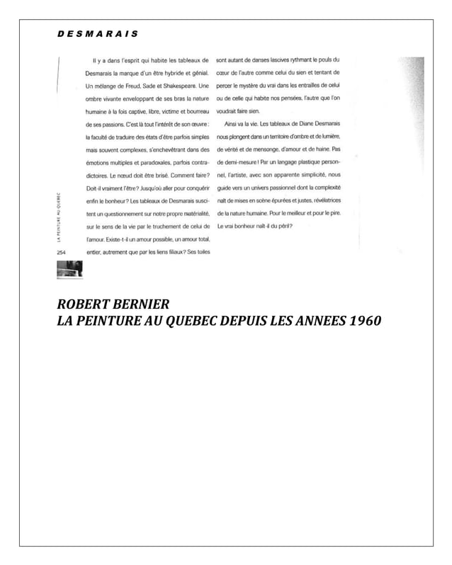 1.DESMARAIS.DIANE.ARTICLE ROBERT BERNIER | PDF
