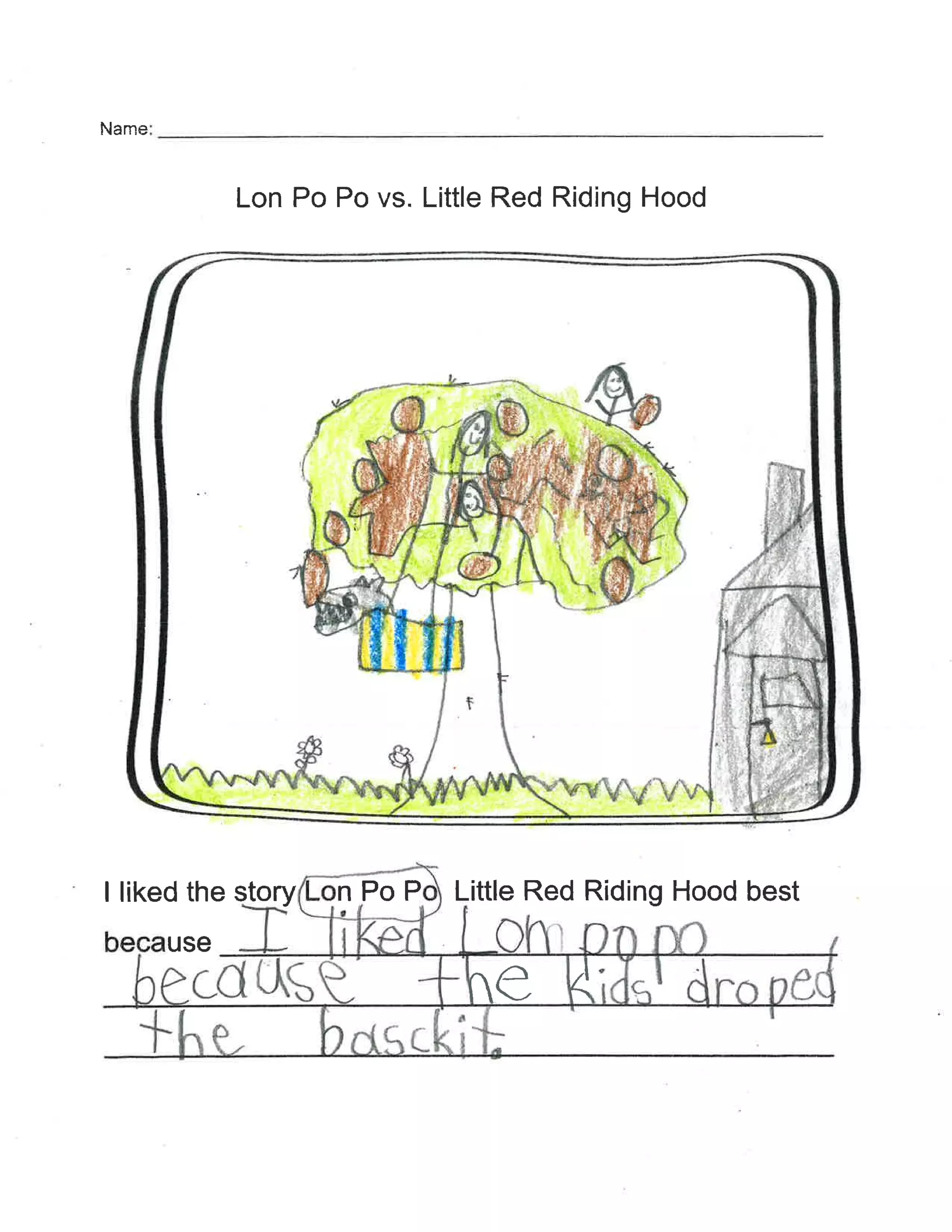 Lon Po Po vs. Little Red Riding Hood | PDF