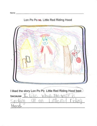 Lon Po Po vs. Little Red Riding Hood | PDF