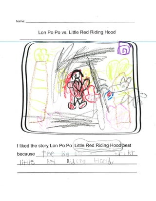 Lon Po Po vs. Little Red Riding Hood | PDF