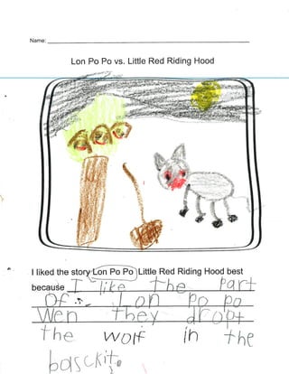 Lon Po Po vs. Little Red Riding Hood | PDF