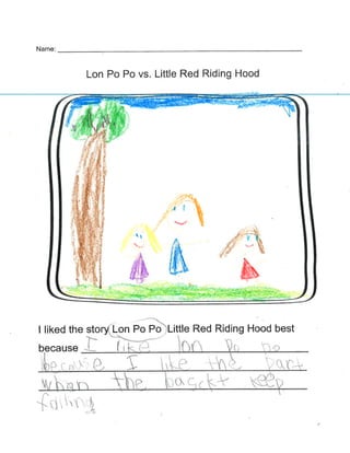 Lon Po Po vs. Little Red Riding Hood | PDF