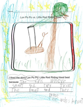 Lon Po Po vs. Little Red Riding Hood | PDF