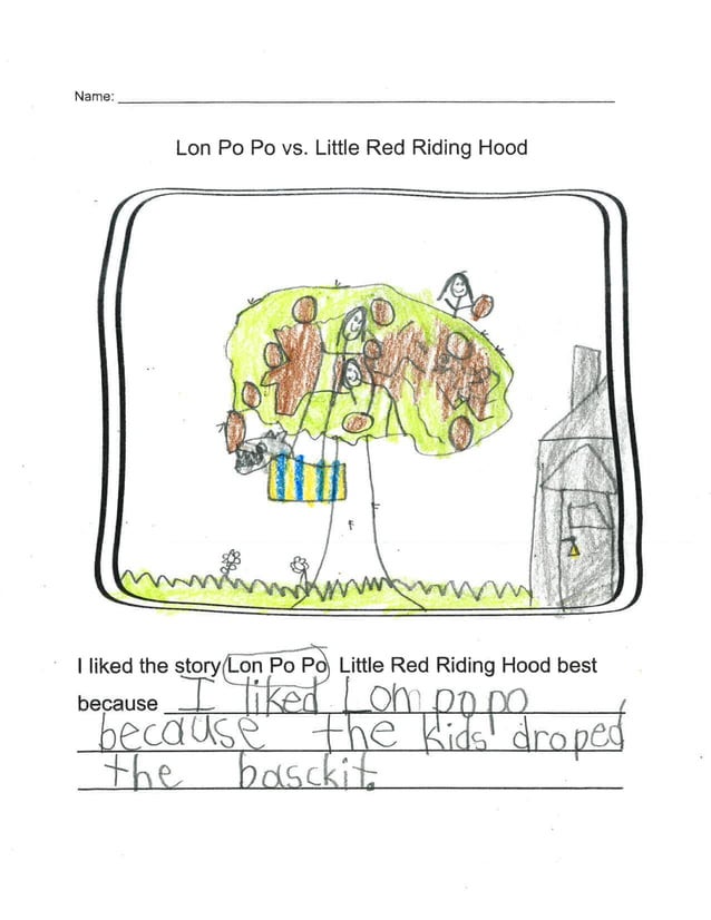Lon Po Po vs. Little Red Riding Hood | PDF