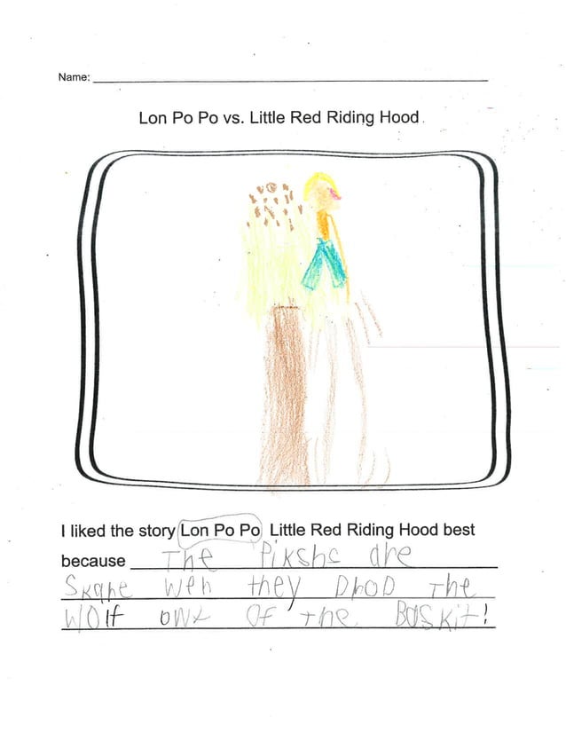 Lon Po Po vs. Little Red Riding Hood | PDF