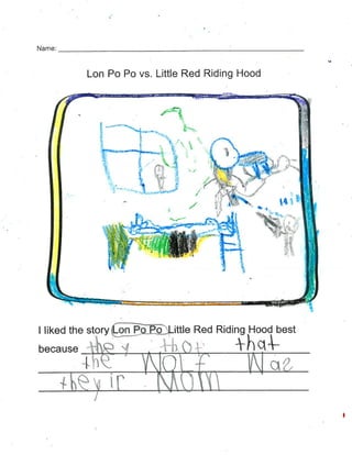 Lon Po Po vs. Little Red Riding Hood | PDF