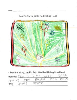 Lon Po Po vs. Little Red Riding Hood | PDF