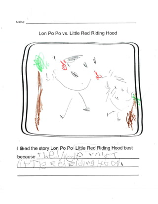 Lon Po Po vs. Little Red Riding Hood | PDF