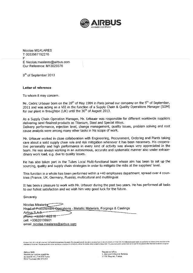 Recommendation Airbus