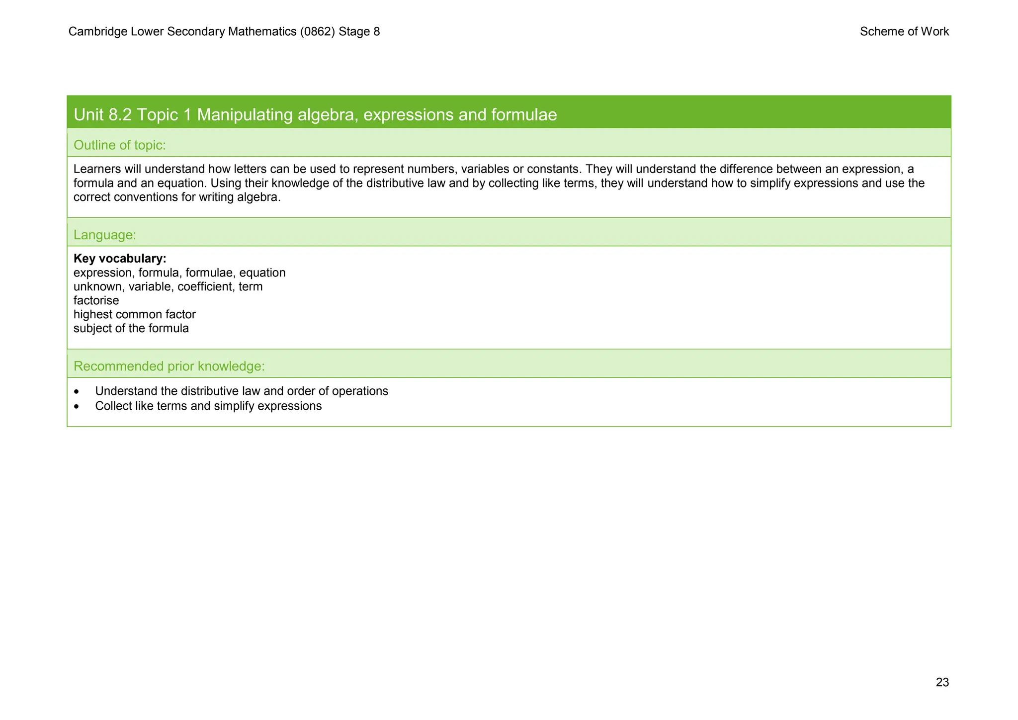 0862 Lower Secondary Mathematics Stage 8 Scheme of Work_tcm143-595644.docx
