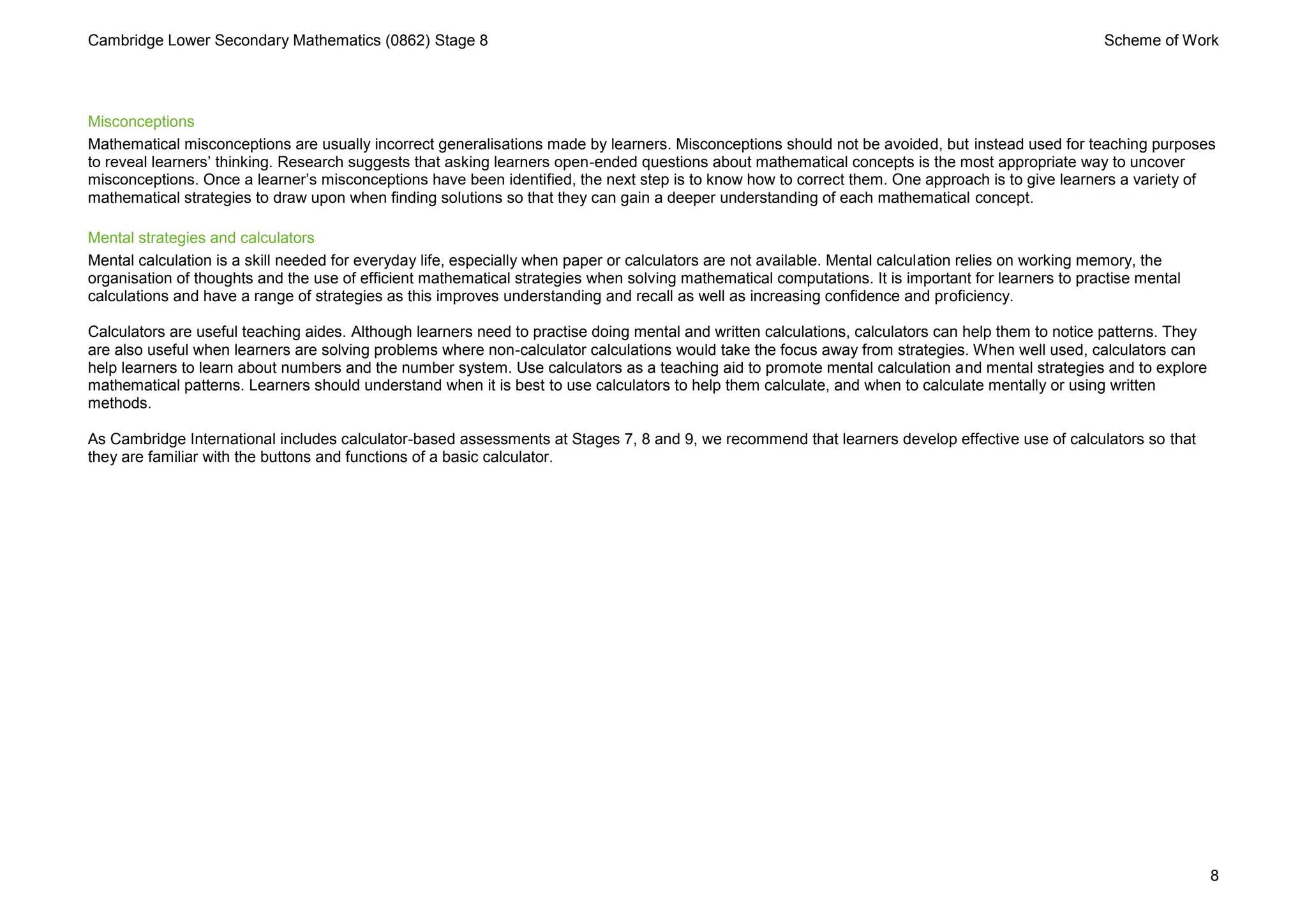 0862 Lower Secondary Mathematics Stage 8 Scheme Of Work Tcm143 595644 Docx