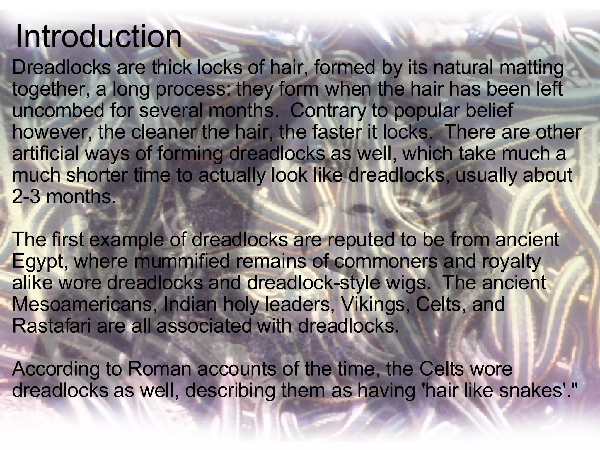 0864010 Dreadlocks | PPT