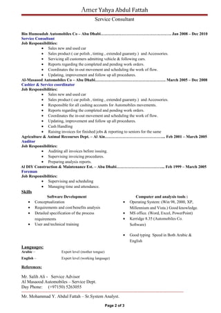 amer modified CV | DOC